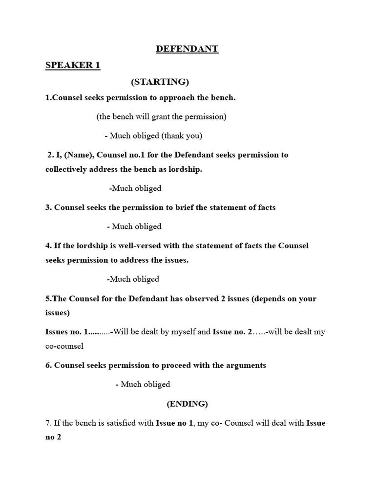 Defendant | PDF | Law