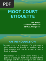 Moot Court Opening Statement Guide | PDF | Judge | Judiciaries