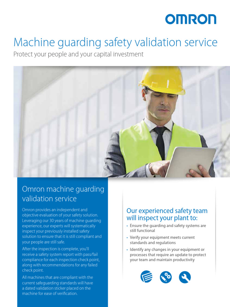 Services Machine Guard Safety Validation Flyer EN 201810 S62IE01 | PDF ...