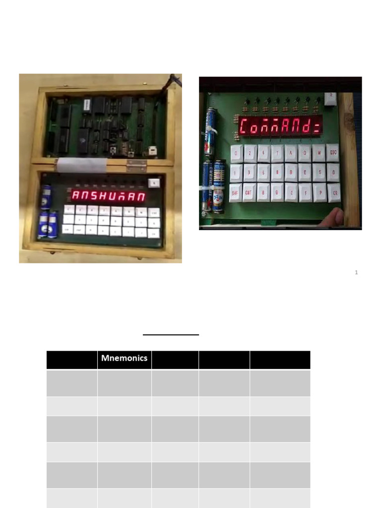 8085 Subtract | PDF | Assembly Language | Digital Electronics
