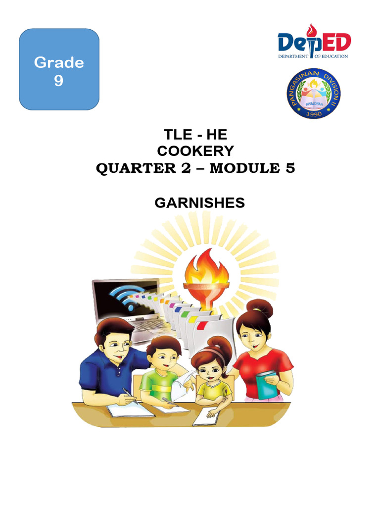 q2 Module5 g9 Cookery Balungaonhs | PDF | Salad | Vinaigrette