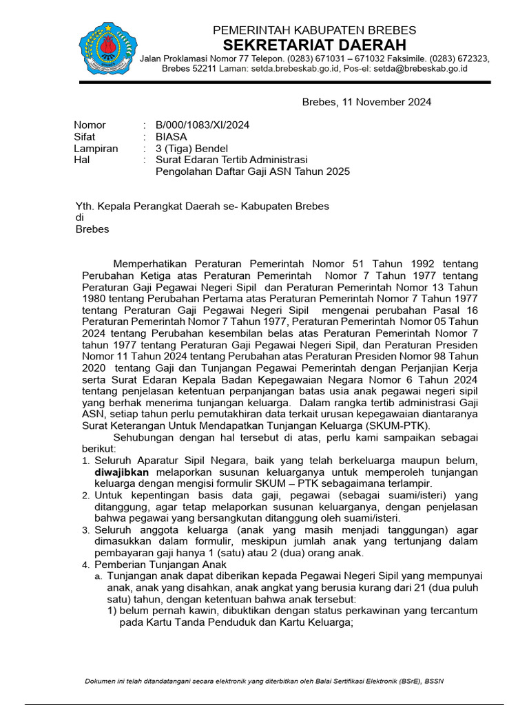 Surat Edaran Tertib Administrasi Skum | PDF