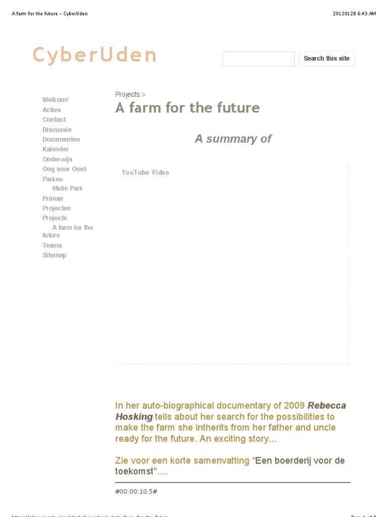 A Farm For The Future | PDF | Permaculture | Agriculture