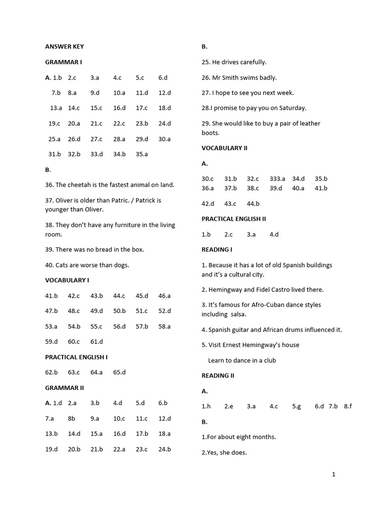 Mid - Term 2 Worksheet KEY | PDF