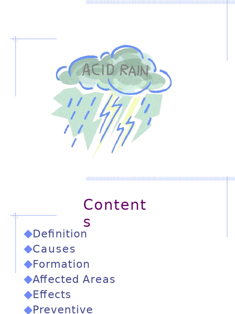 Understanding Acid Rain Basics | PDF | Chemical Substances | Nature