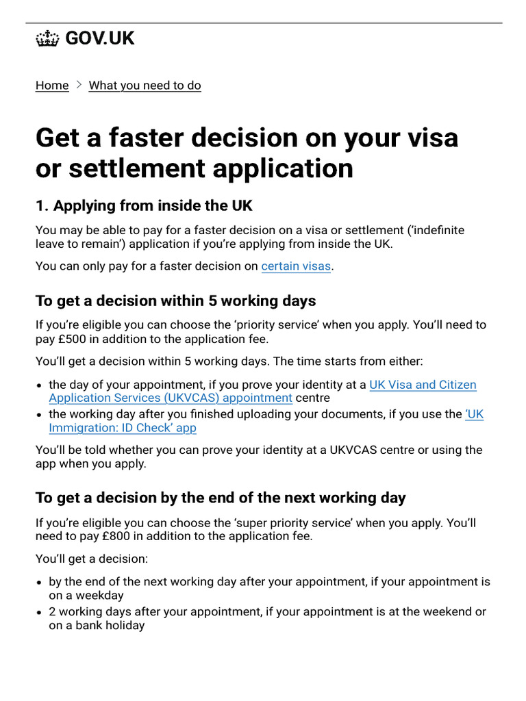 UK Visa Fast Track Services Guide | PDF | Travel Visa | Human Migration