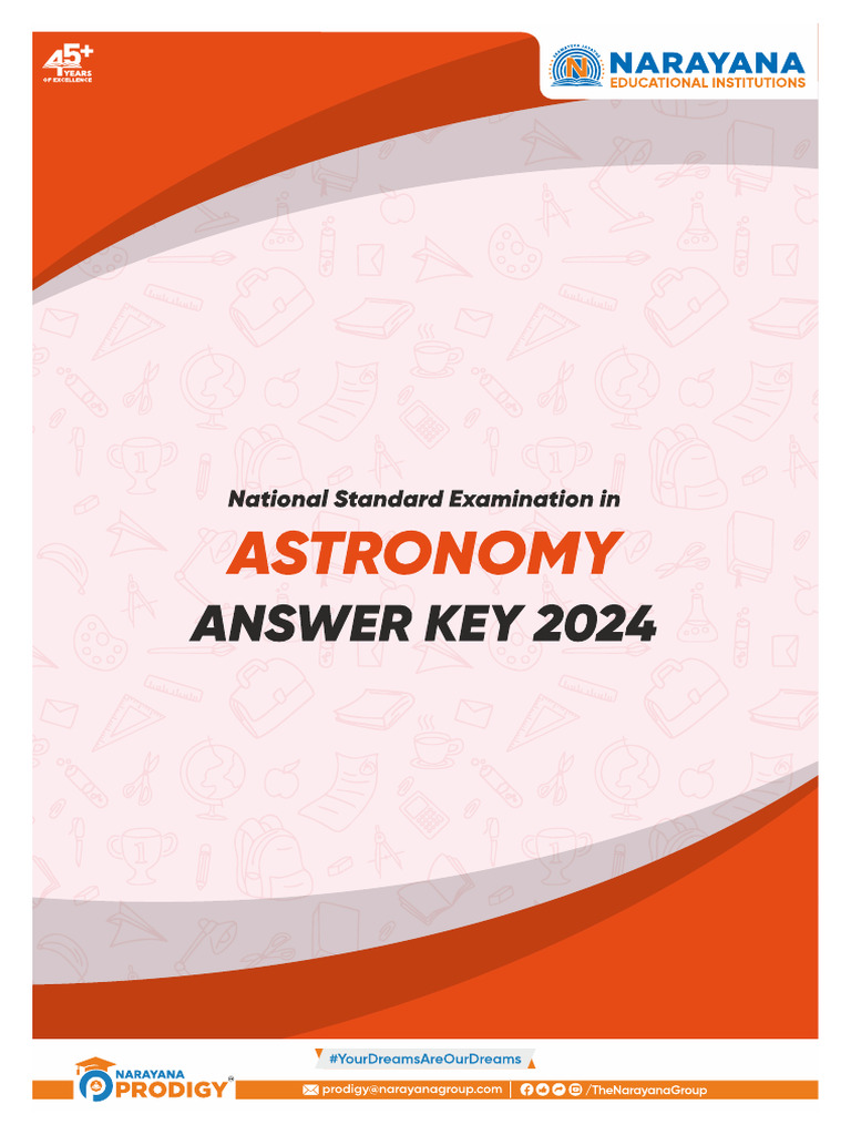 Astronomy Answer Key | PDF