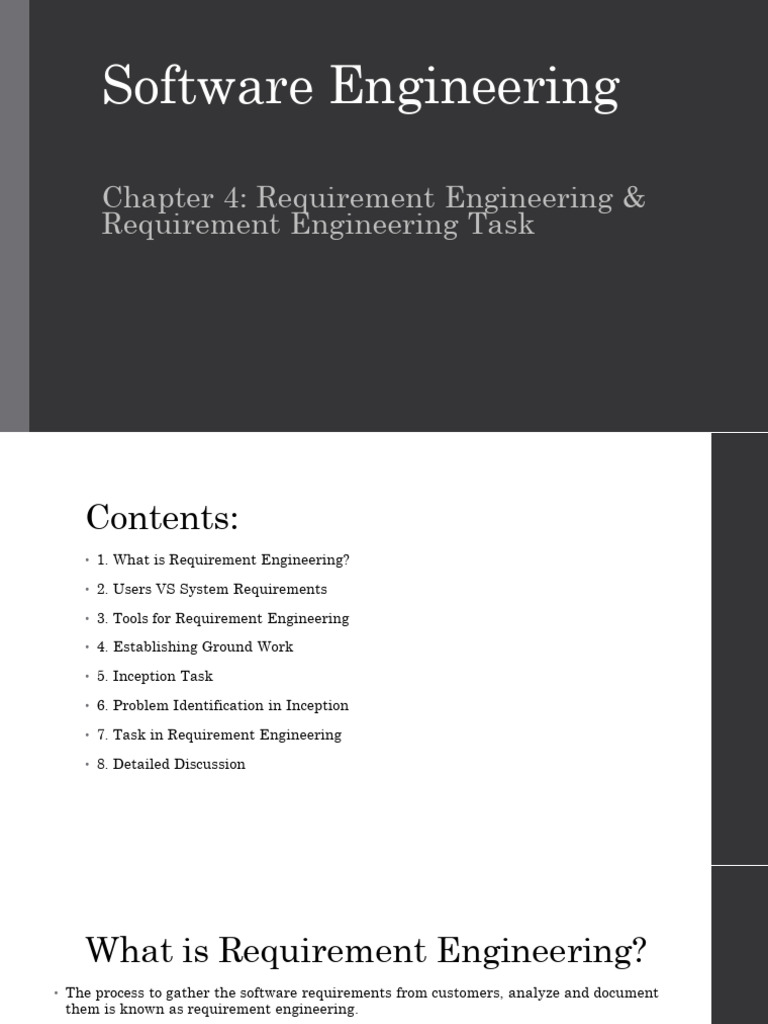 Software Engineering Chapter 4 | PDF | System | Engineering