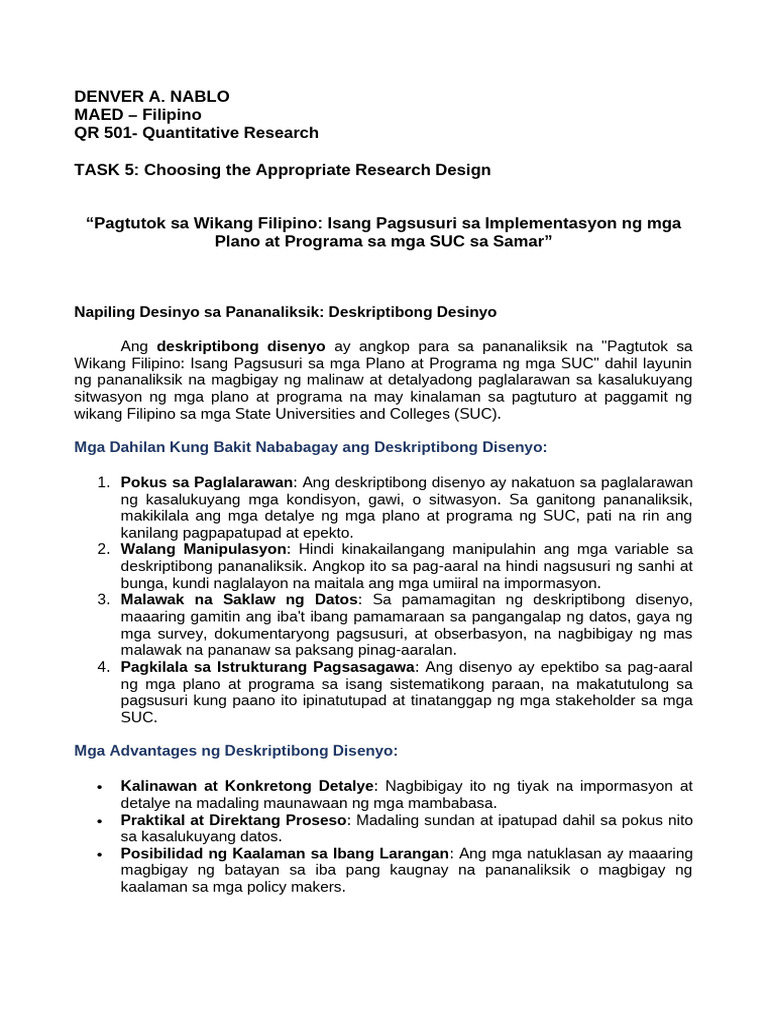 Nablo Task 5 | PDF