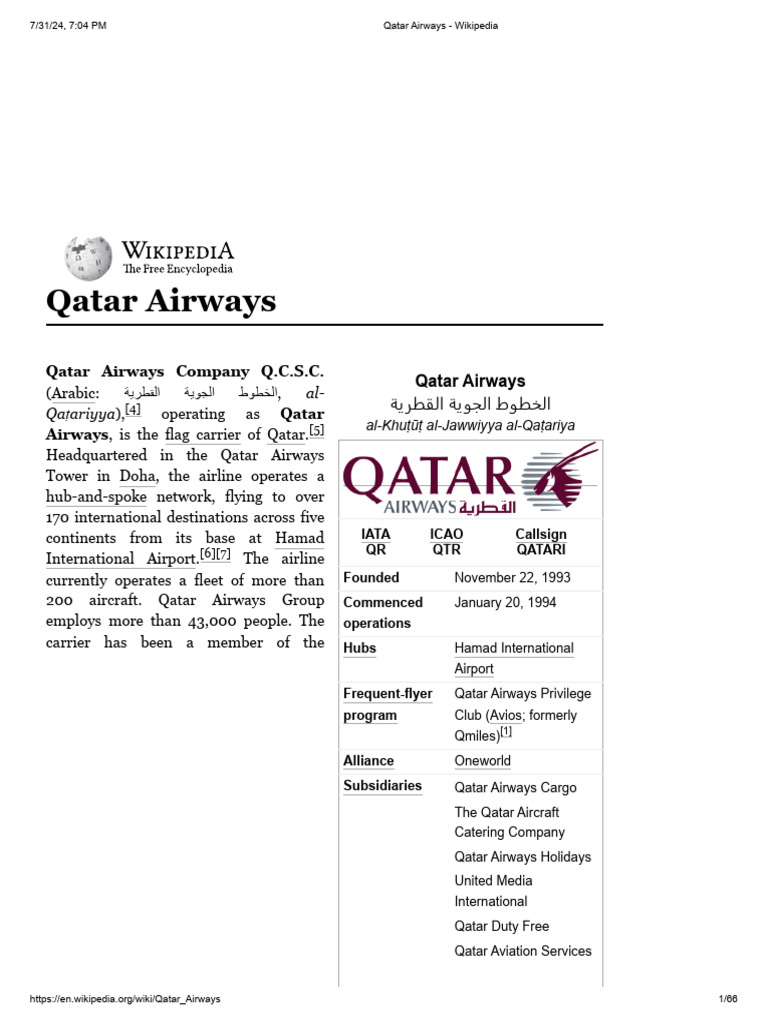 Qatar Airways Annual Report 2020-21 | PDF | Civil Aviation | Aviation