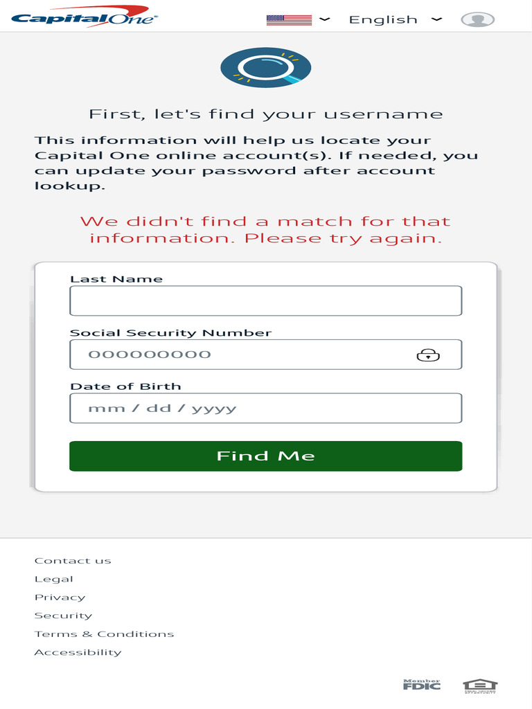 Capital One - Sign in Help | PDF