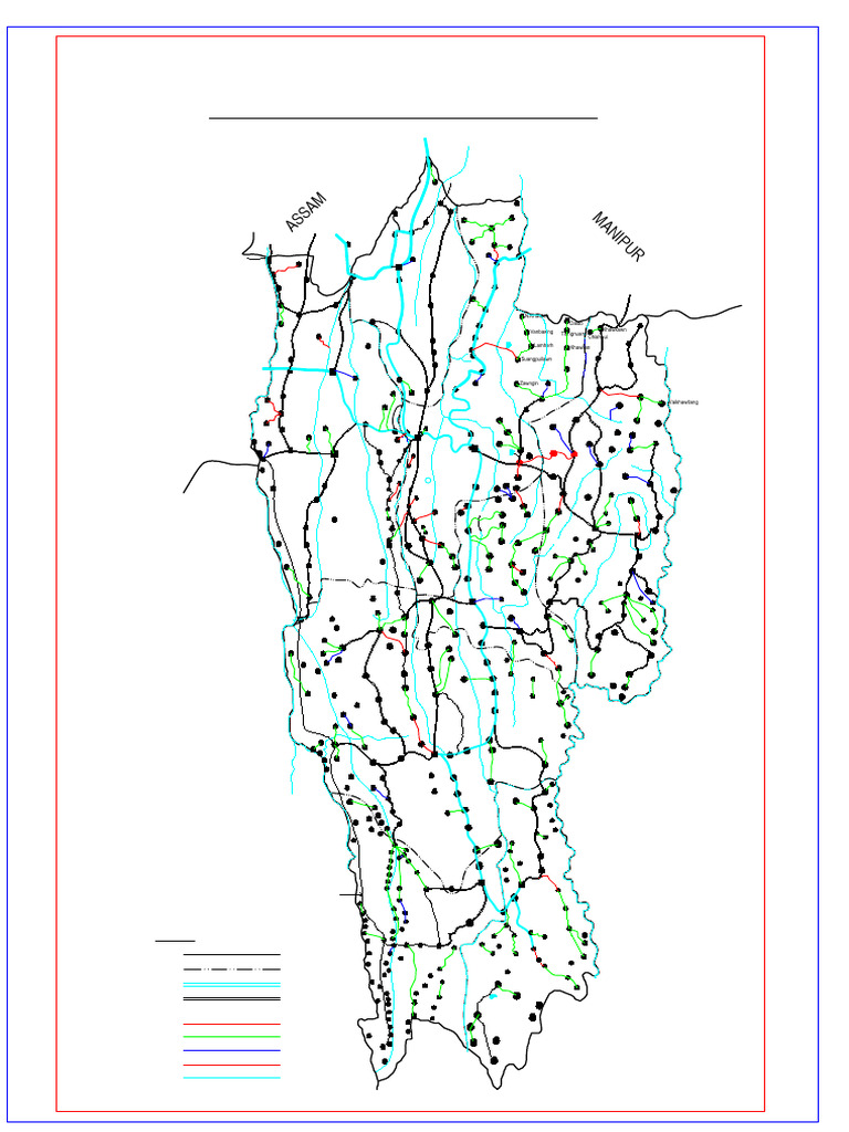Map of Mizoram | PDF