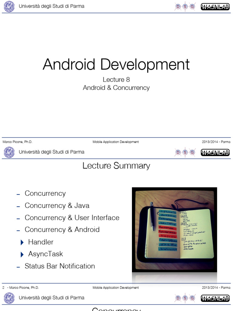 Android And Concurrency Pdf Process Computing User Interface
