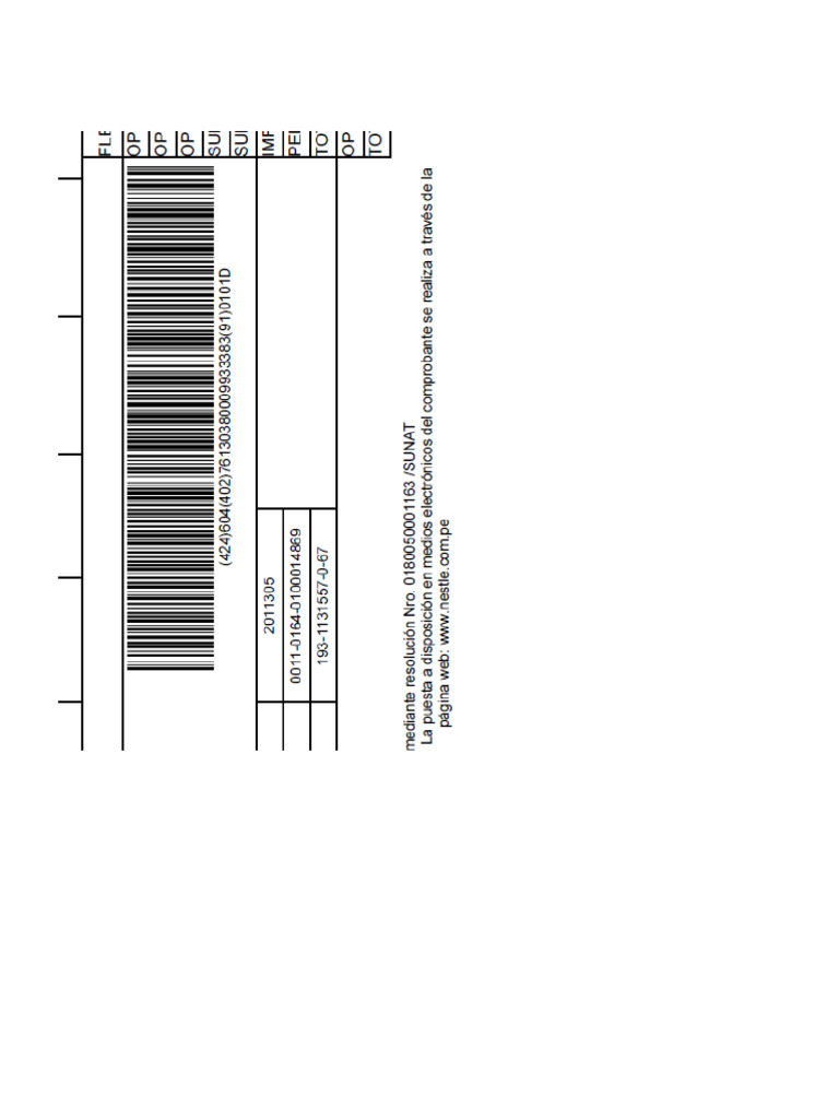 Fact2-3-4 Barcode Vertical 3 Hojas | PDF