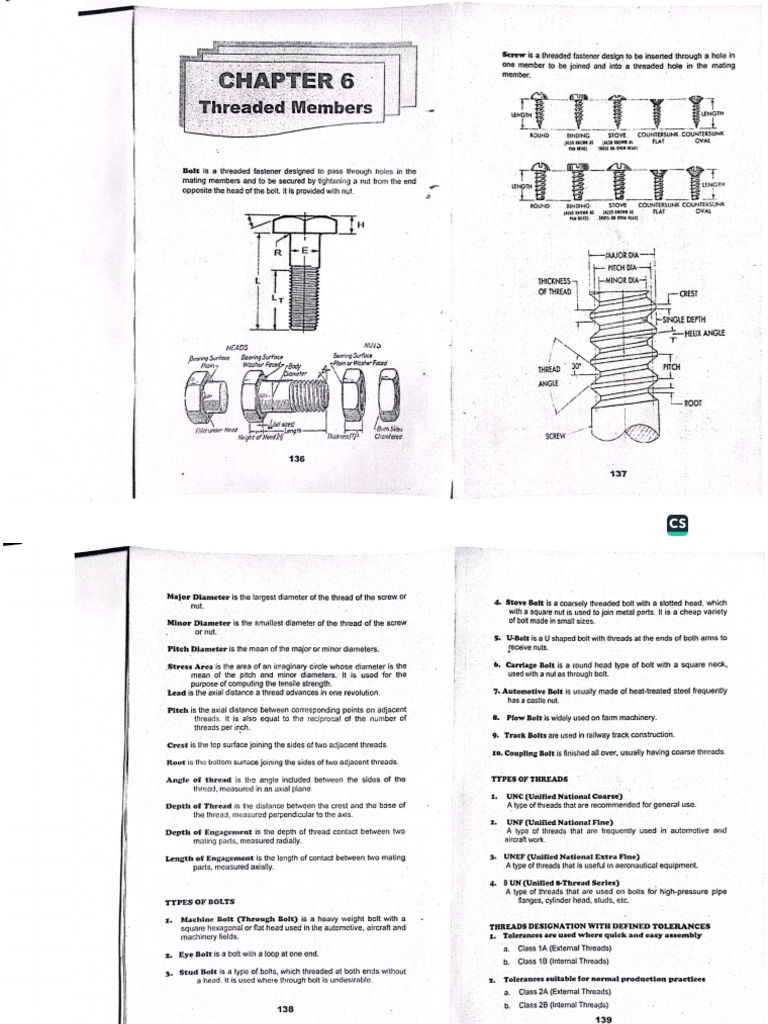 Threaded+Members | PDF