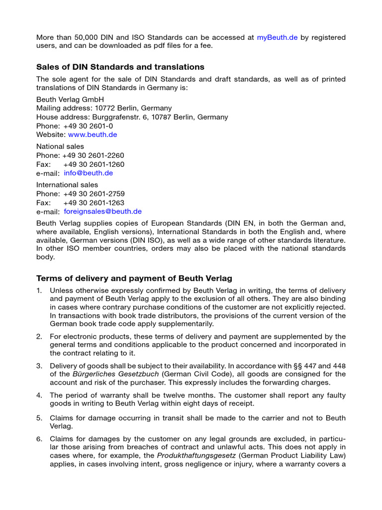 DIN-Handbook-401 6 | PDF | Private Law | Common Law