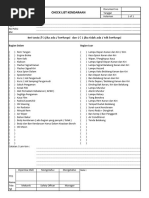 Format Cheklist Pemeriksaan Kendaraan Operasional Perusahaan | PDF