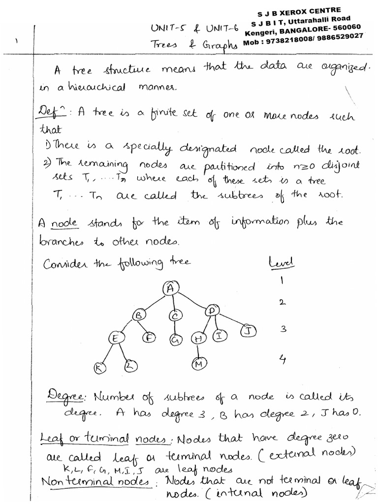 Trees and Graphs | PDF