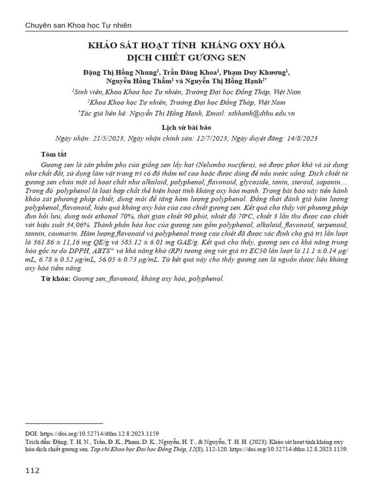 Tap chi KHDT tap 12 so 8-112-120-853-3775 - Văn bản của bài báo | PDF