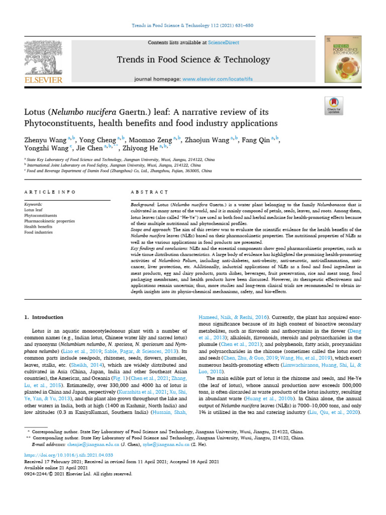 Wang 2021 | PDF | Polyphenol | Small Intestine