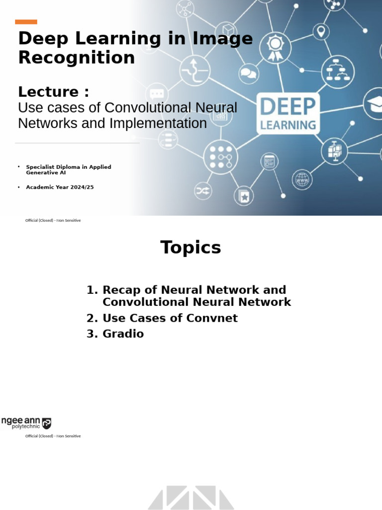 Lecture 6 - Use Cases of CNN and Implementation | PDF | Artificial ...