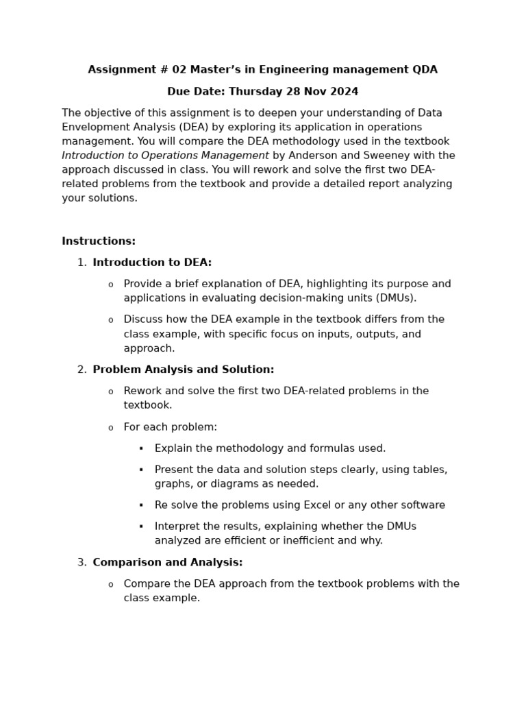 Assignment 02 QDA Fall 2024 | PDF | Methodology