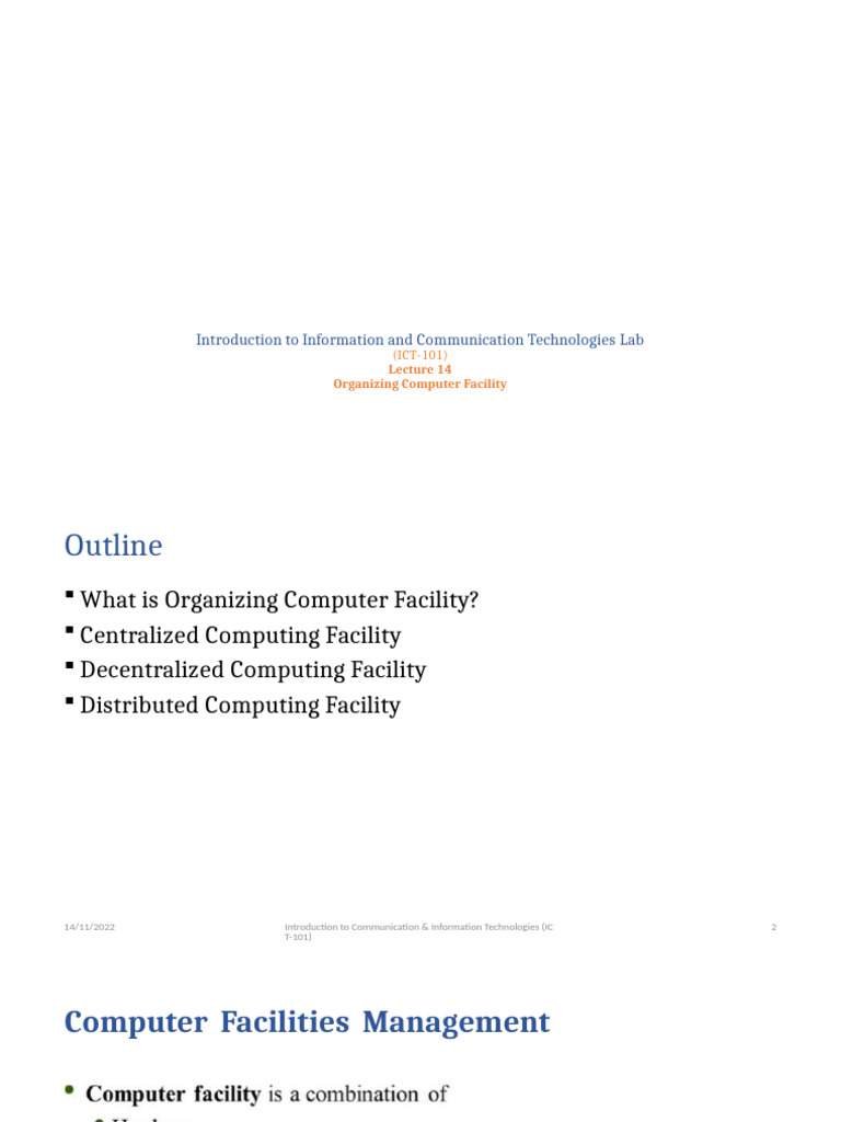 AICT Lecture 14 | PDF | Information Technology | Computer Network AICT Lecture 14 | PDF | Information Technology | Computer Network