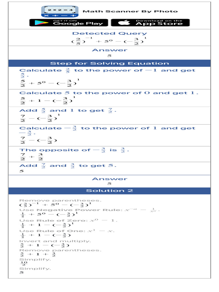 AI Math Scanner: Equation Solver Guide | PDF