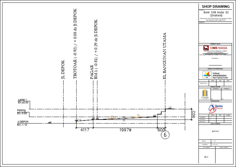 Elv - Parking Rencana | PDF