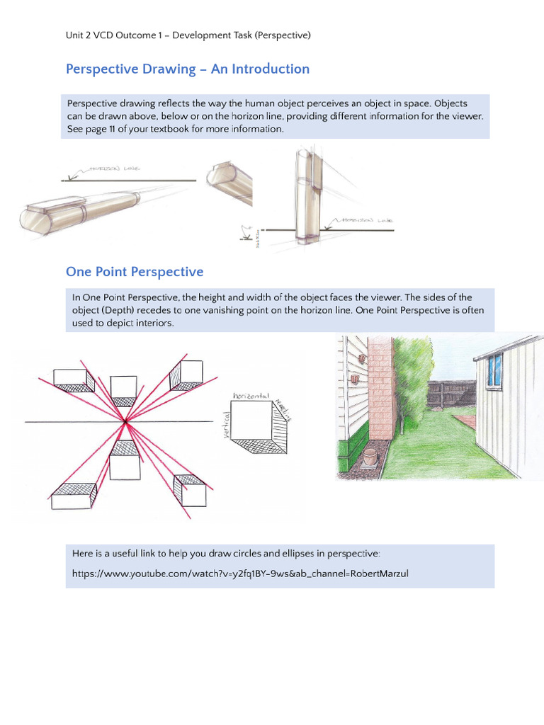 Introduction to Perspective Drawing | PDF | Teaching Methods ...