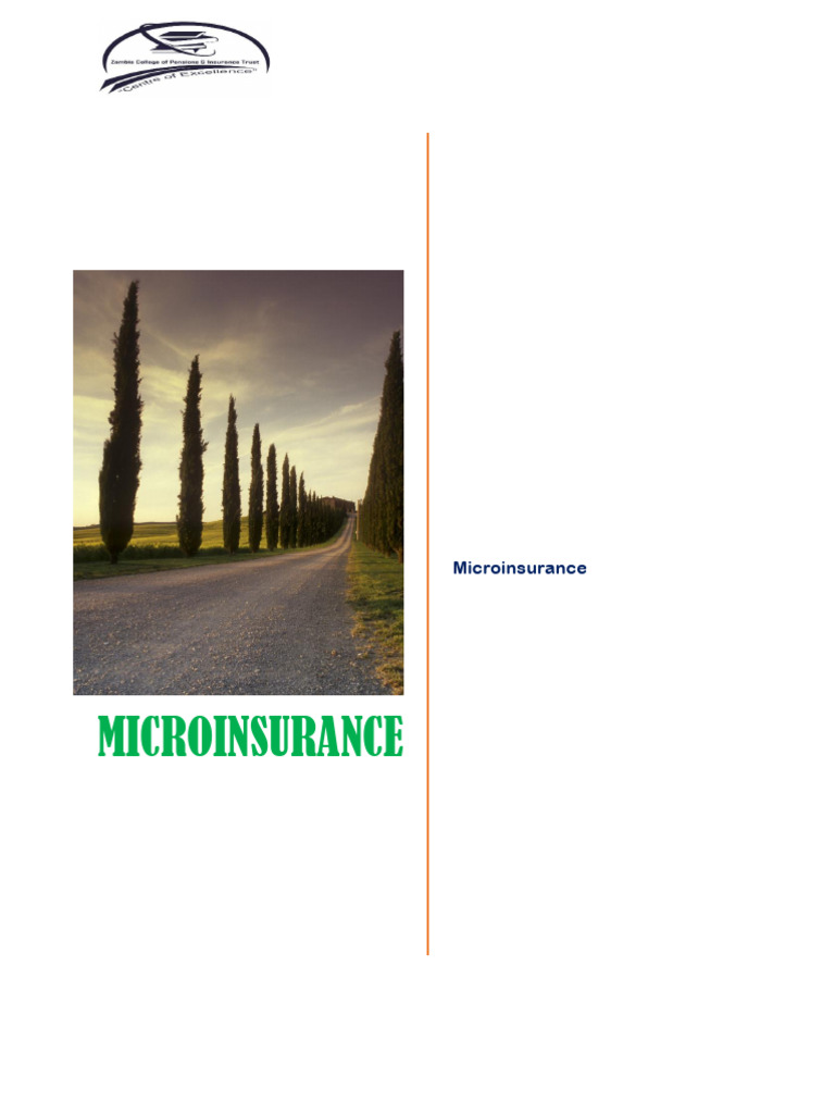 Microinsurance Module | PDF | Risk | Insurance