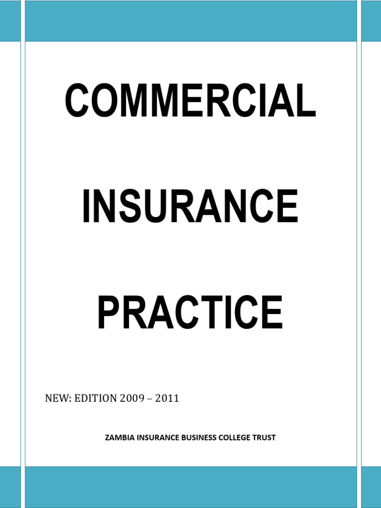 Commercial Insurance Practice | PDF | Insurance | Reinsurance