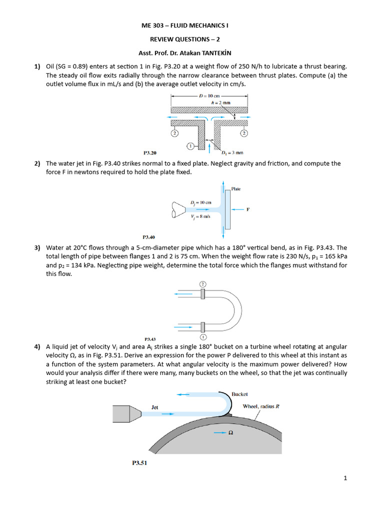 C Al S Ma Sorular - 2 (1804) | PDF | Pump | Pressure