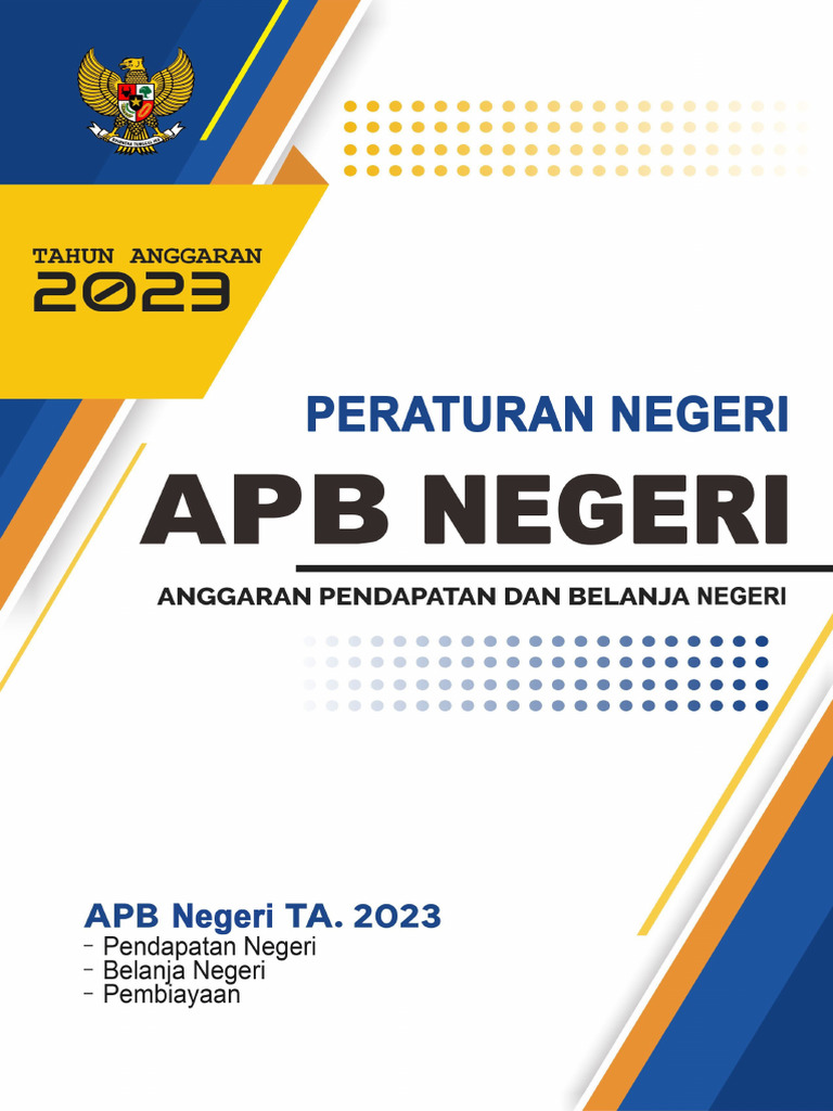 Contoh Cover Apb 2023 Ok | PDF
