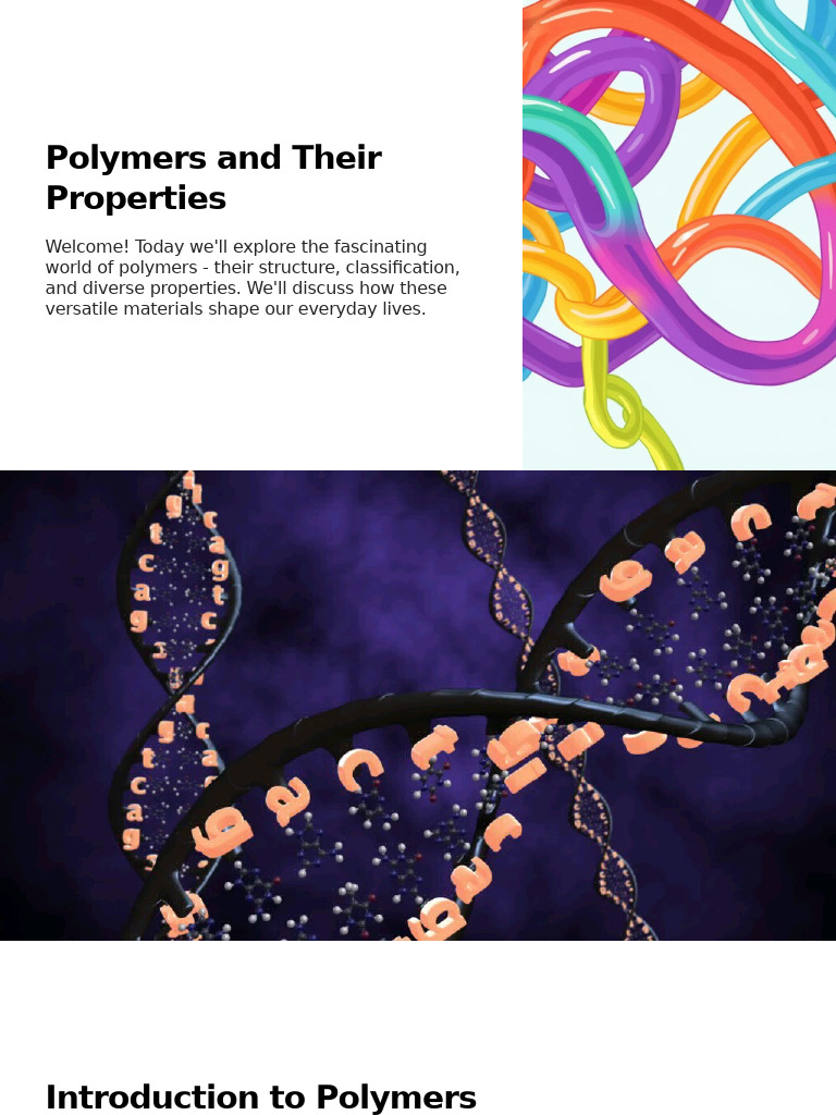 Understanding Polymers and Their Properties | PDF | Polymers | Thermoplastic