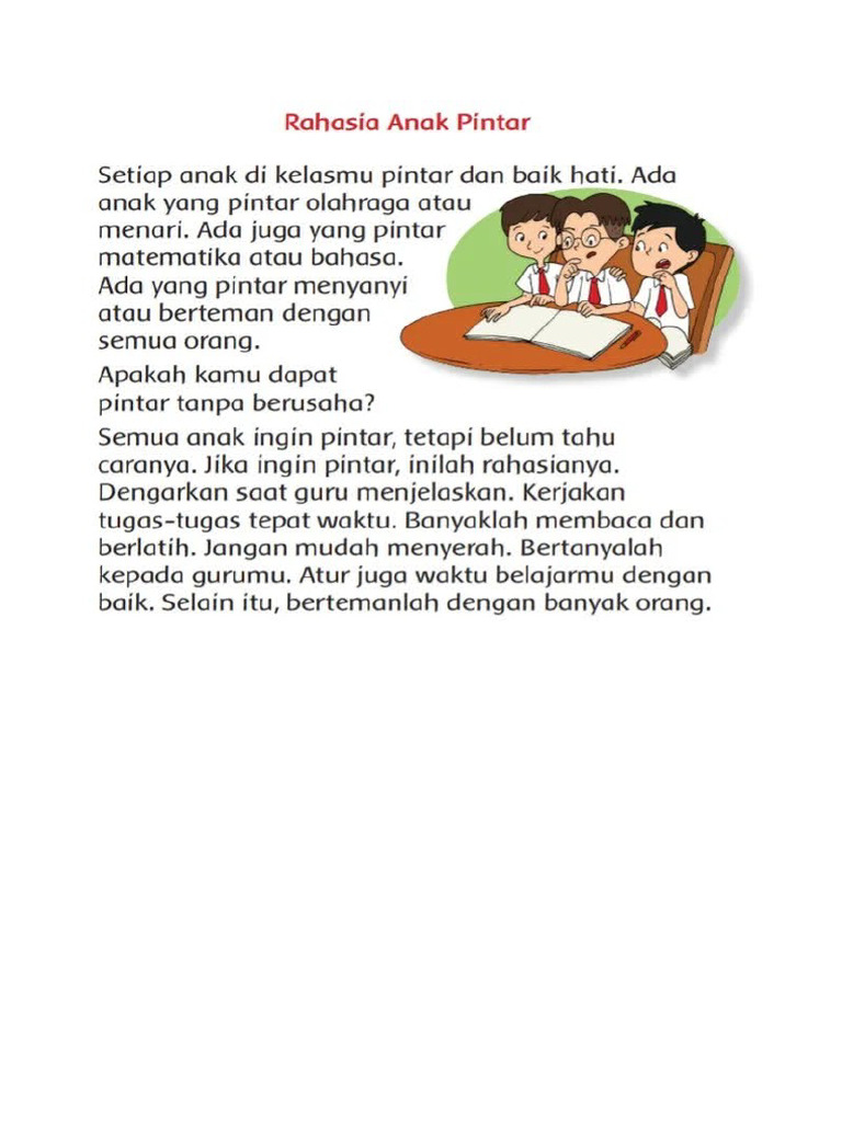 Memahami Isi Bacaan | PDF