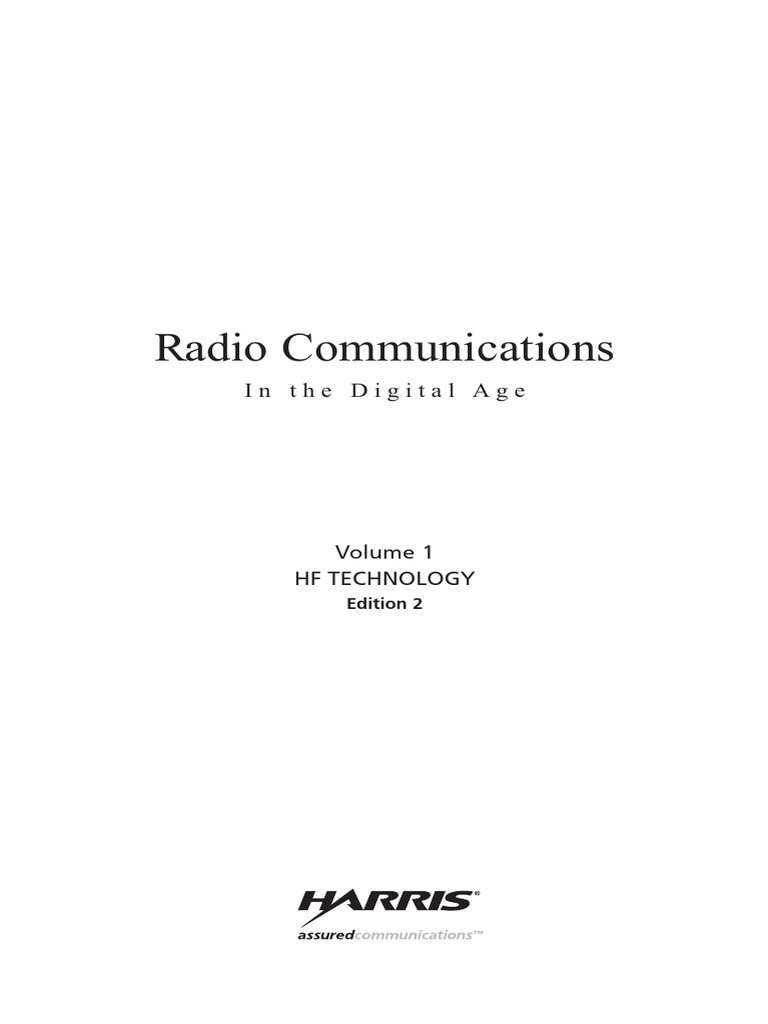 HF Radio Communications Overview | PDF | High Frequency ...