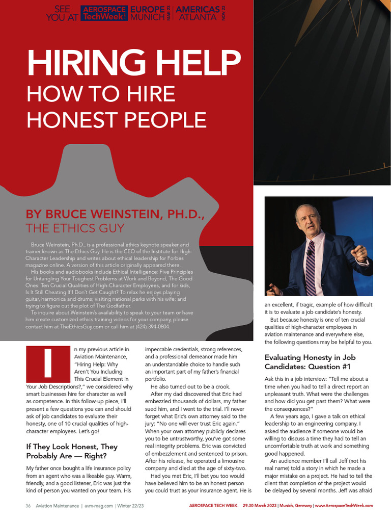 Hiring Help How To Hire Honest People 1678275427 | PDF