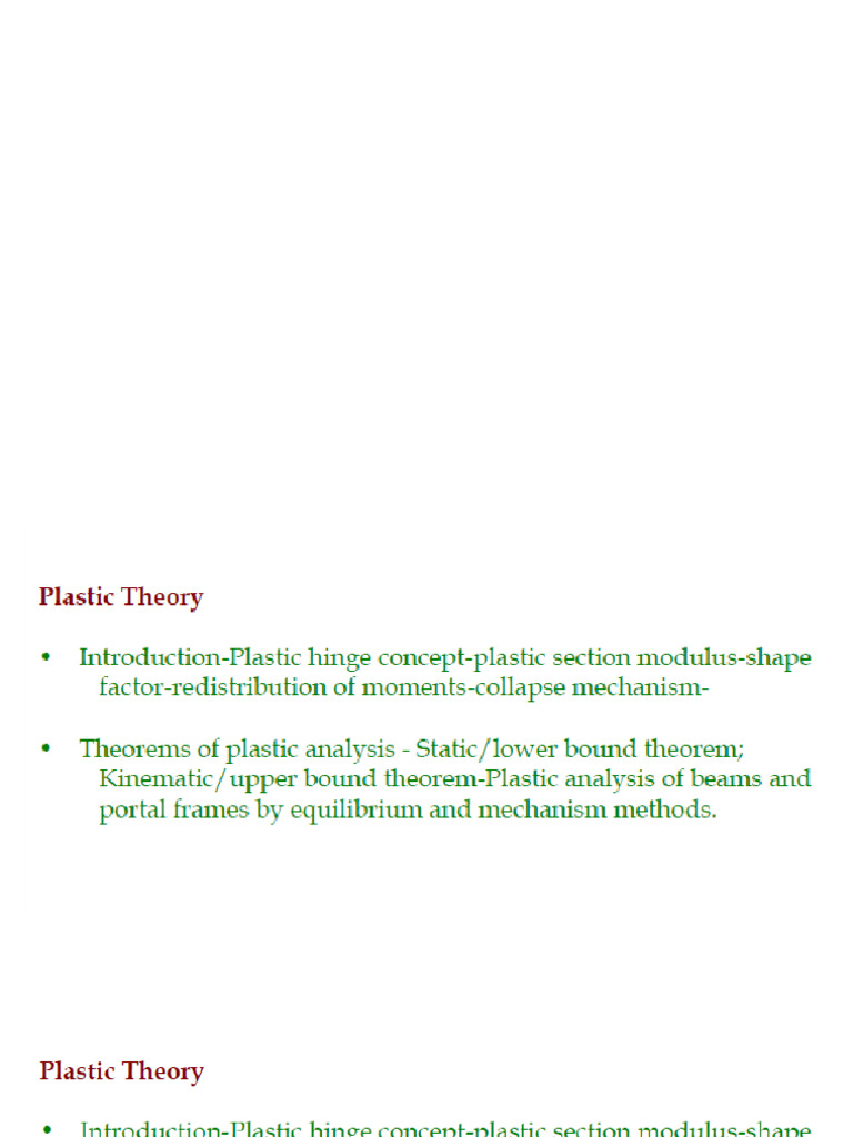 Plastic Analysis | PDF