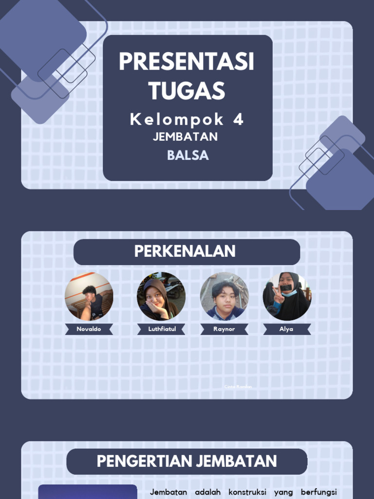 PPTYAALLAH - Jembatan.balsa Kelompok4 | PDF | Teknologi & Rekayasa