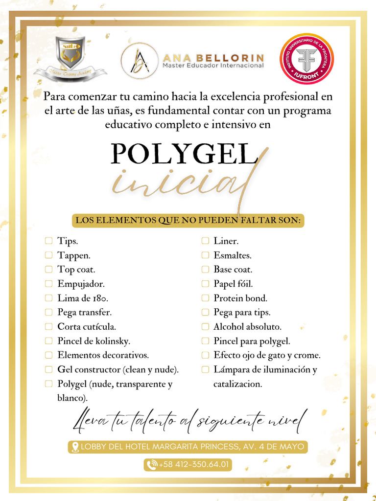Lista de Materiales - Polygel | PDF | Negocios | Cocina, comidas y vino
