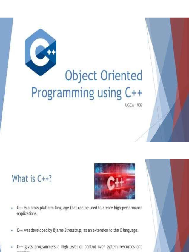 Introduction To OOP's | PDF