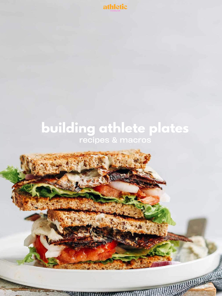 Athlete Meal Prep: Recipes & Macros | PDF | Pancake | Hamburgers