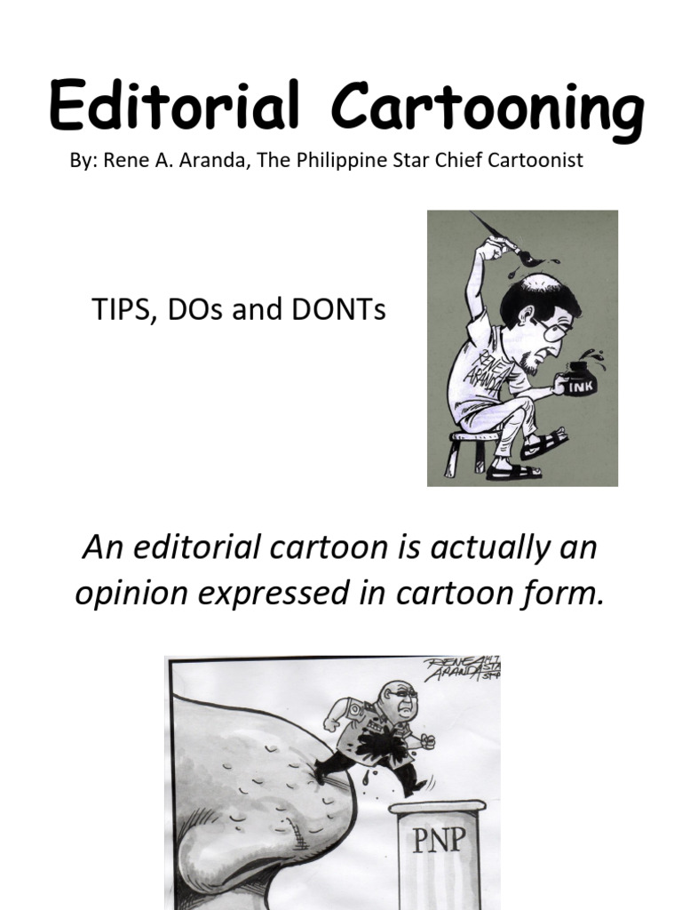 Aranda Editorial Cartooning PP | PDF | Cartoon