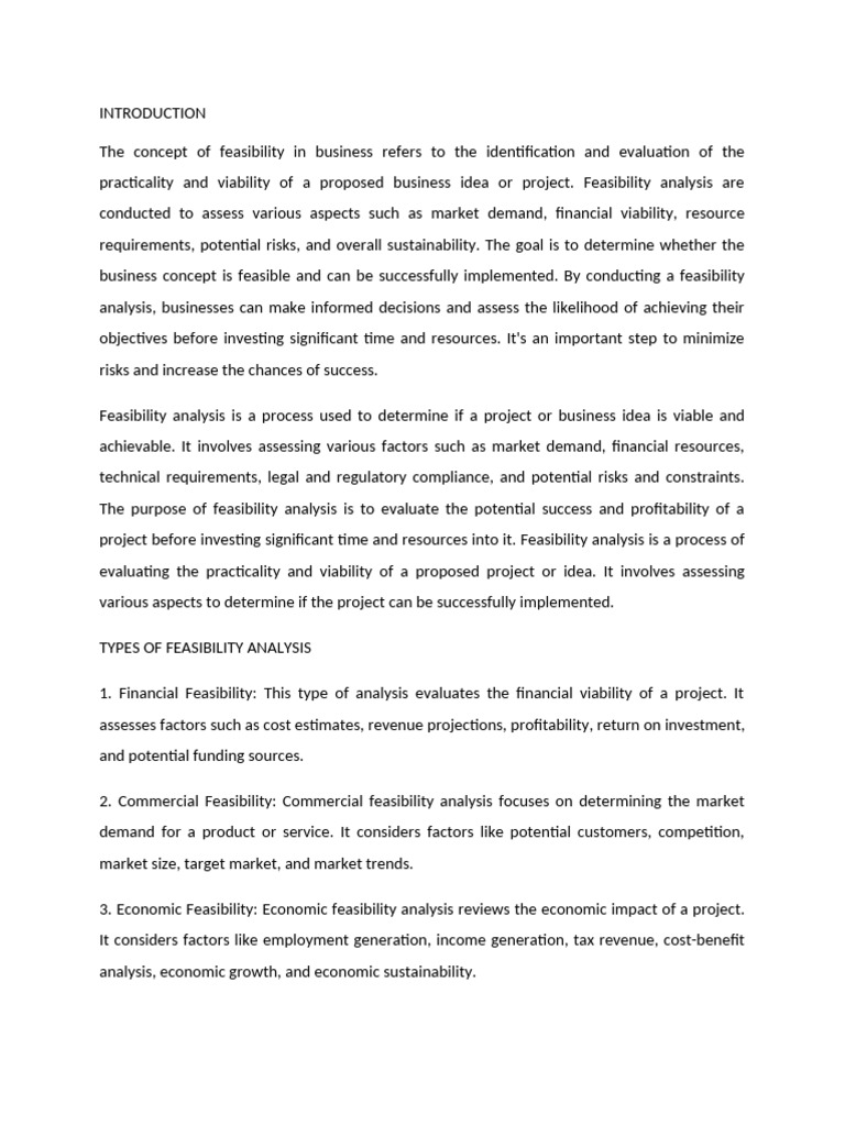 INTRODUCTION | PDF | Feasibility Study | Grocery Store