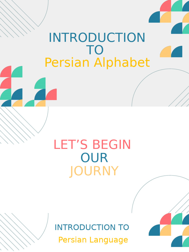 Introduction To Persian Alphabet | PDF | Language Arts & Discipline
