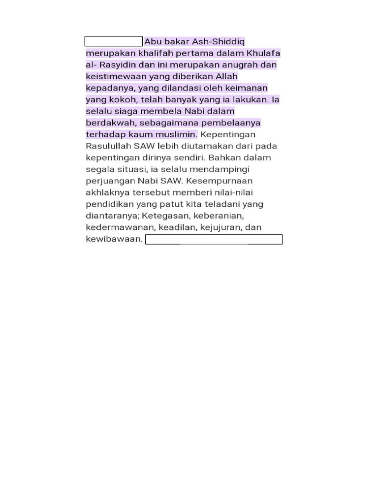 Abu Bakar Siddik | PDF