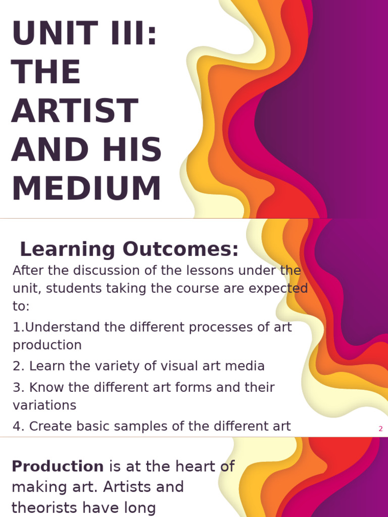 Understanding Art Production and Media | PDF | Pastel | Paintings