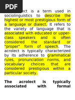 Register Analysis: Field, Tenor and Mode | PDF | Semiotics | Linguistics