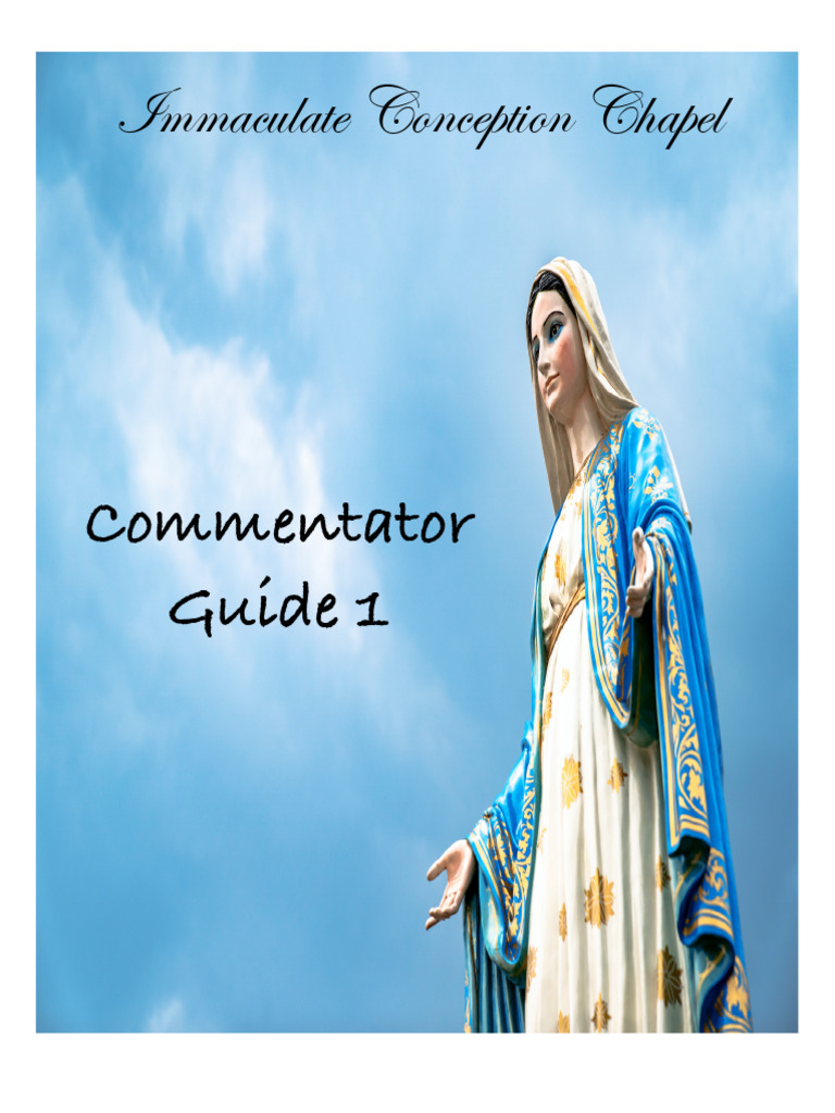 Cover For Commentator Guide | PDF